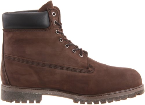 Timberland Men's 6 inch Premium Waterproof Boot, Dark Chocolate, 9