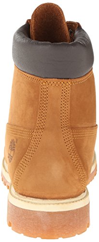 Timberland Men's 6 inch Premium Waterproof Boot, Rust Nubuck, 9.5