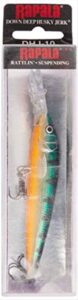 rapala down deep husky jerk 12 fishing lure, glass perch