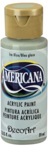 decoart americana acrylic paint, 2-ounce, ice blue