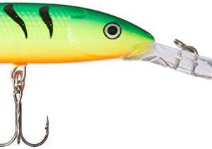 Rapala Down Deep Husky Jerk 10 Fishing lure, 4-Inch, Firetiger