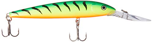 Rapala Down Deep Husky Jerk 10 Fishing lure, 4-Inch, Firetiger