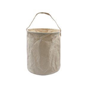 large canvas water bucket