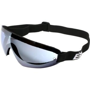 birdz eyewear wing sports goggles w/padded frame blue lenses great for skydiving watersports motorcycle & they float