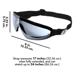 Birdz Eyewear Wing Sports Goggles w/Padded Frame Blue Lenses Great for Skydiving Watersports Motorcycle & They Float