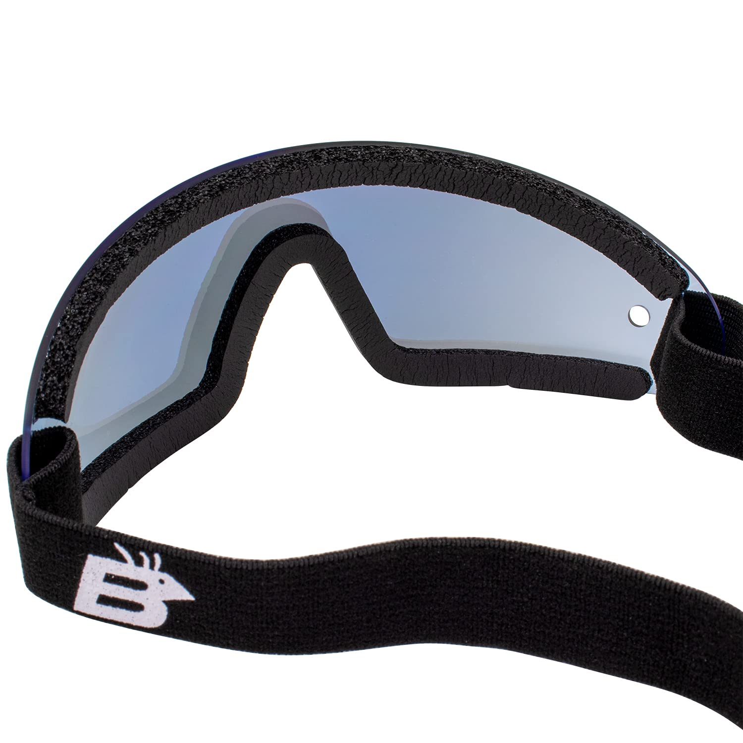 Birdz Eyewear Wing Sports Goggles w/Padded Frame Blue Lenses Great for Skydiving Watersports Motorcycle & They Float