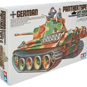 Tamiya 300035176 – 1:35 WWII Special Vehicle 171 Panther G Late Version (2)