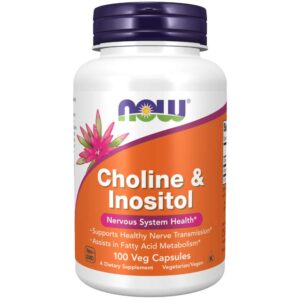 now foods choline & inositol 500 mg - 100 caps