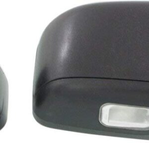 Kool Vue Right Power Heated Door Mirror Compatible With Ford Fusion 2006-2012 With Puddle Lamp with 2 Caps