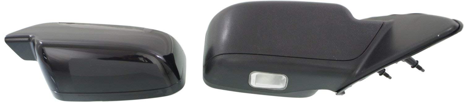 Kool Vue Right Power Heated Door Mirror Compatible With Ford Fusion 2006-2012 With Puddle Lamp with 2 Caps