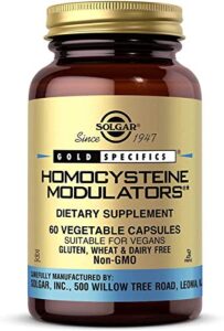 solgar – homocysteine modulators, 120 vegetable capsules