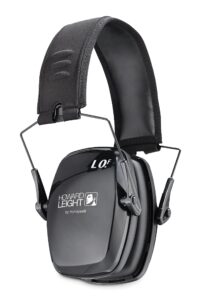 howard leight by honeywell leightning l0f folding ultraslim shooting earmuff (r-01523), black