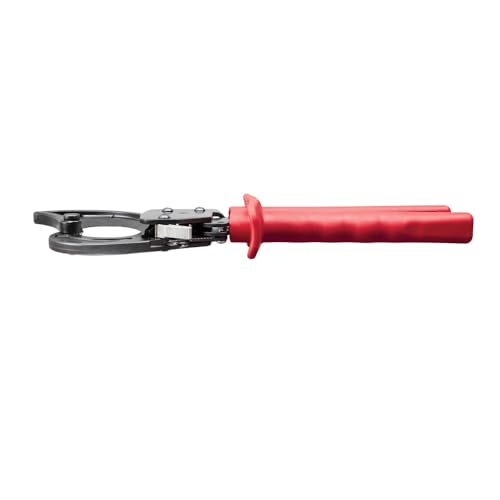 Klein Tools 63060 Cable Cutters, Ratcheting Heavy Duty Cutters for Up to 750 MCM, Great for Cable Preparation