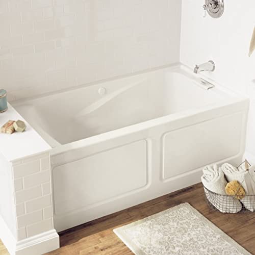 American Standard 2425V#RHO002.020 Evolution Bathtub with Integral Apron Right Hand Drain Outlet, White