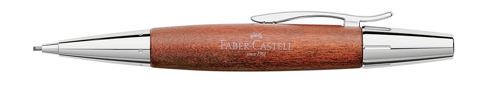 Faber Castell Mechanical Pencil, Emotion Wood & Chrome, Pear Wood, Brown, 138382, 1.4mm, Authentic Imported