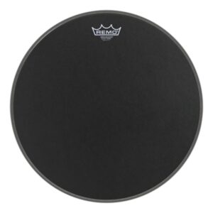 remo ambassador black suede™ drumhead, 14"