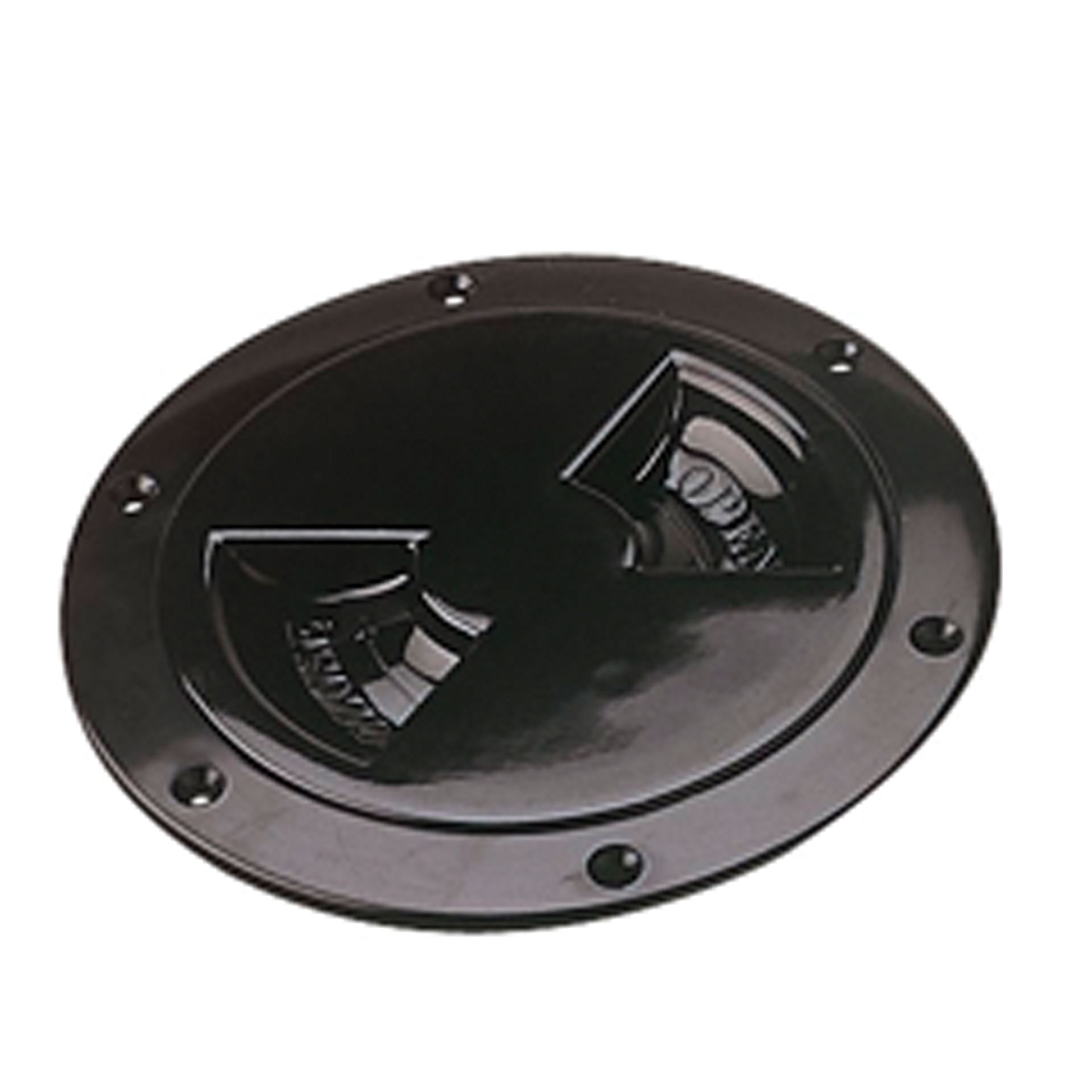 Sea-Dog 337165-1 Screw-Out Deck Plate - 6.5", Black