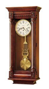 howard miller new haven wall clock 620-196 – light distressing home decor with mechanical key-wound, single-chime movement