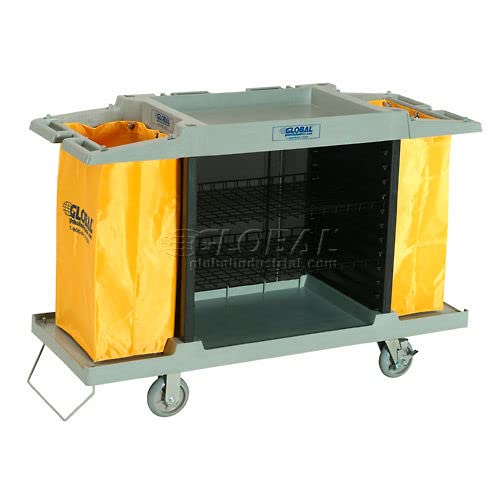 GLOBAL INDUSTRIAL Hotel Cart, Housekeeping Cart