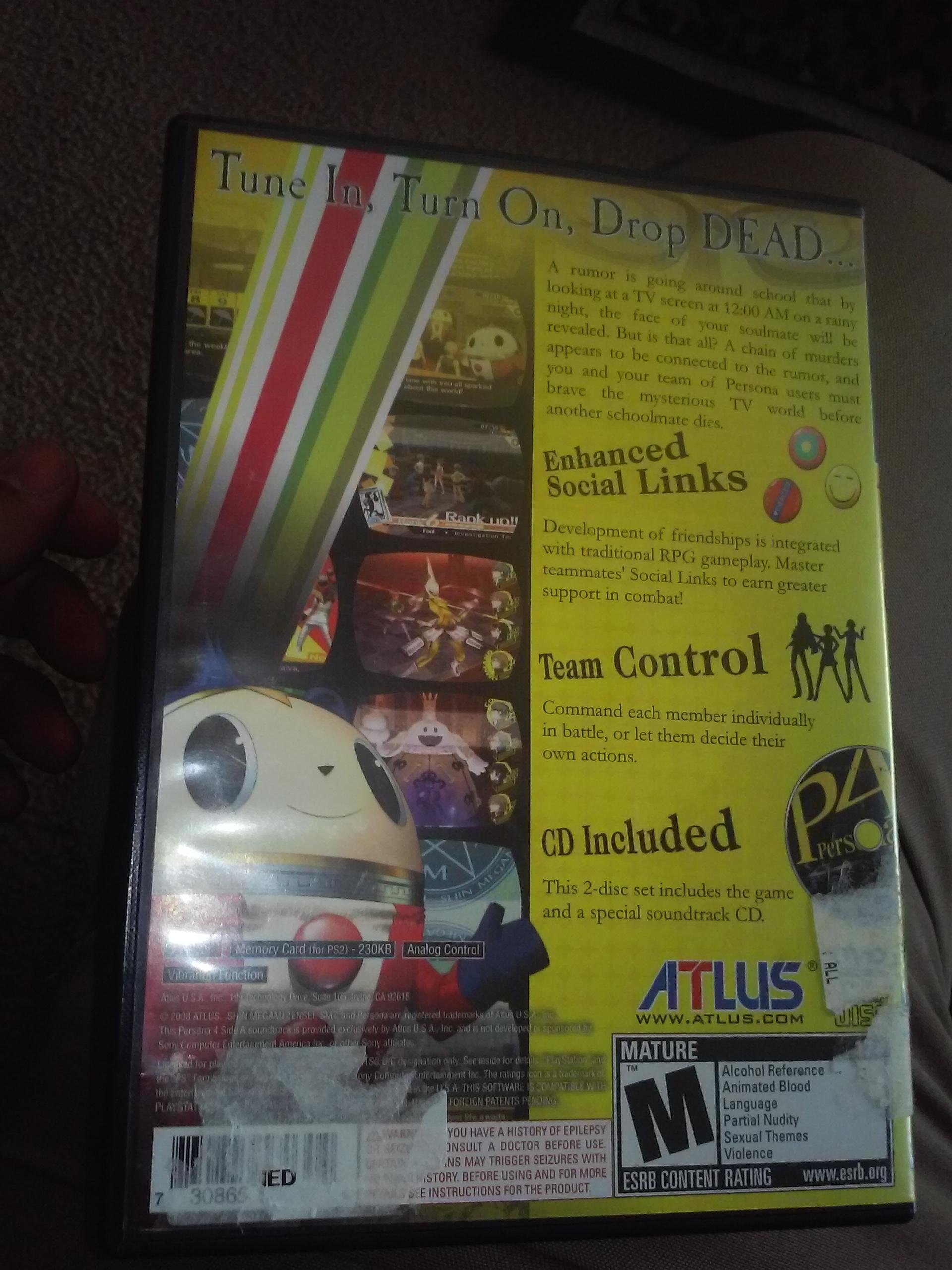 Shin Megami Tensei: Persona 4 - PlayStation 2