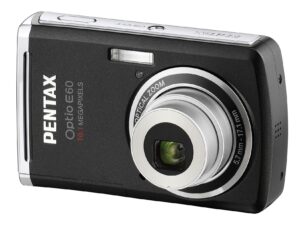 pentax optio e60 10.1mp digital camera with 3x optical zoom