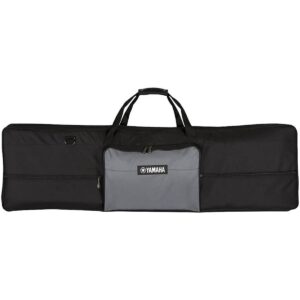 yamaha artiste series keyboard bag for 76-note keyboards, black/gray