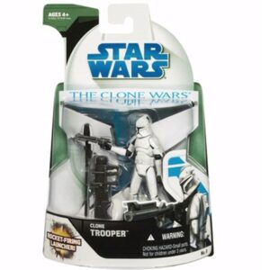 hasbro star wars: the clone wars clone trooper with rocket firing launcher