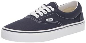 vans vewznvy unisex era shoes, navy, 9 b(m) us women / 7.5 d(m) us men