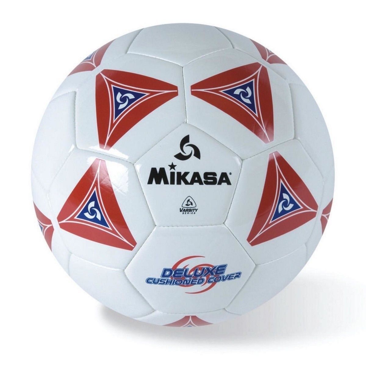 Mikasa Serious Soccer Ball (Red/White, Size 5)