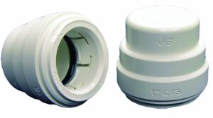 john guest speedfit psei4620 1/2-inch cts test cap, 10-pack