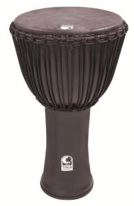 toca freestyle canon djembe 14 with bag, black mamba