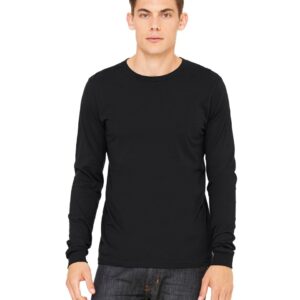 Bella Canvas Jersey Long Sleeve Tee Black