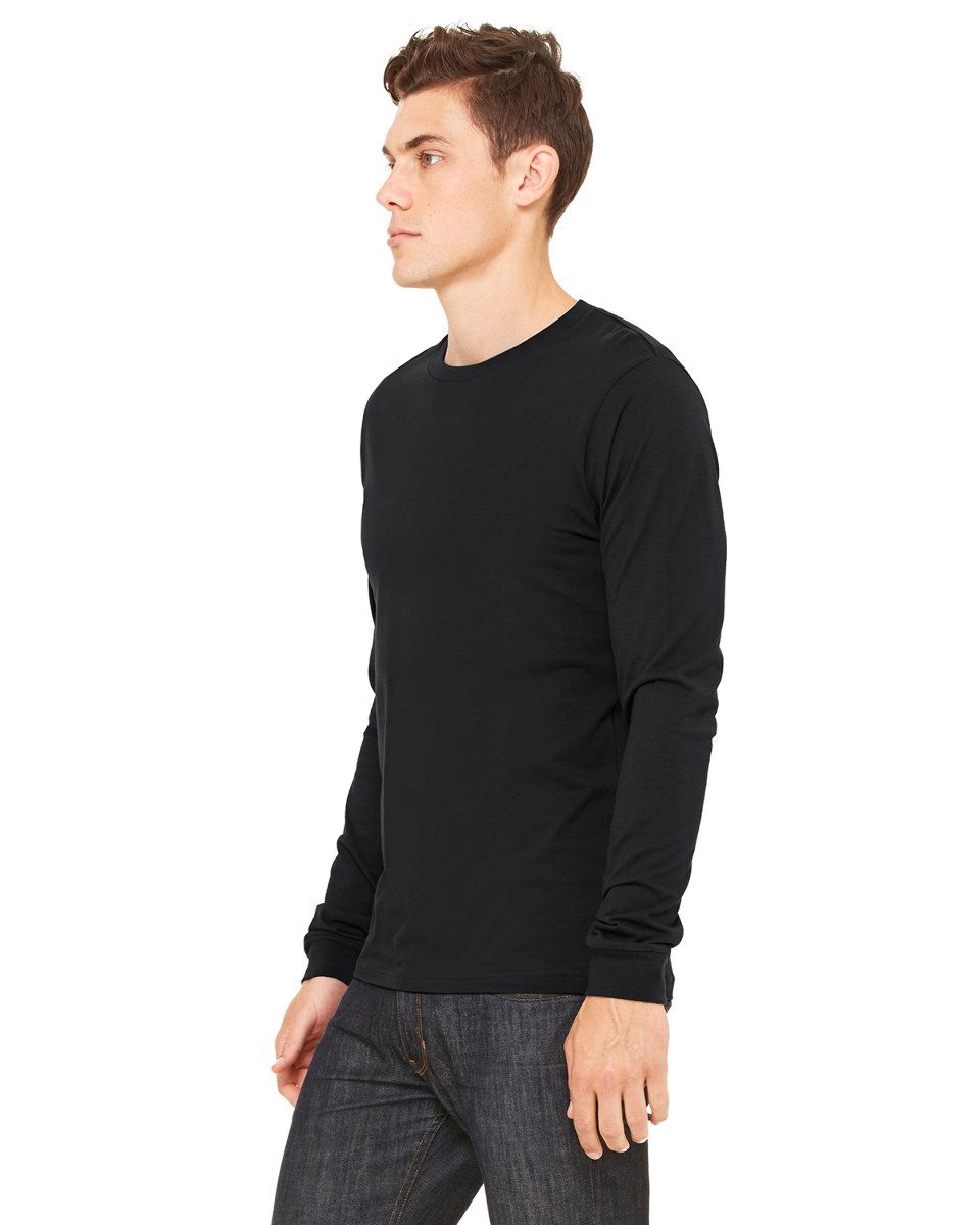 Bella Canvas Jersey Long Sleeve Tee Black