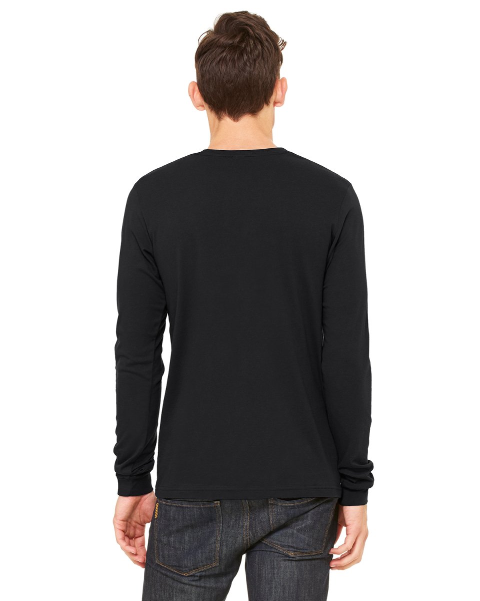 Bella Canvas Jersey Long Sleeve Tee Black