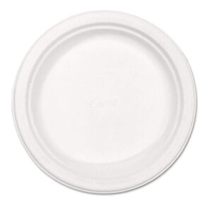 huhtamaki classic chinet white molded plates