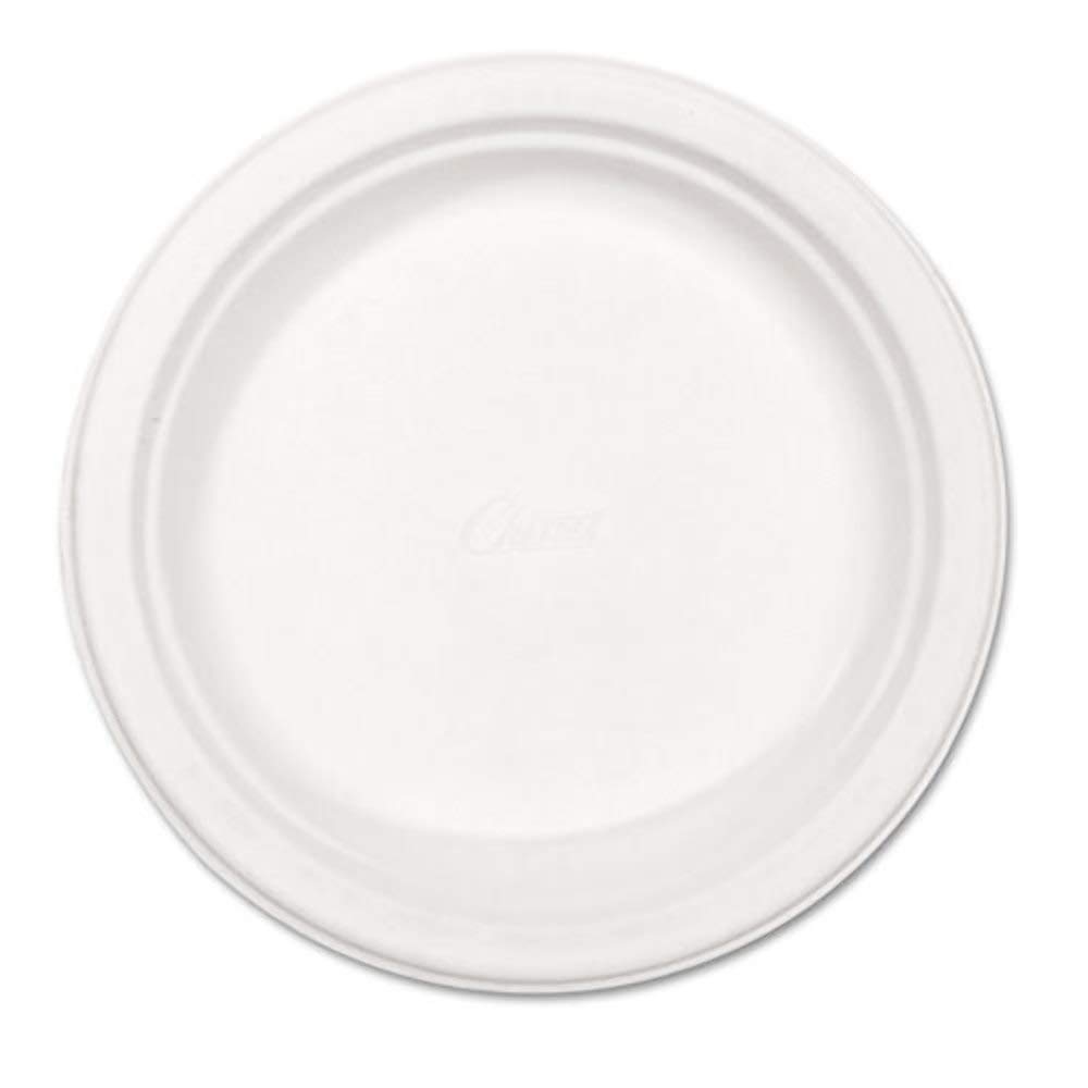 Huhtamaki Classic Chinet White Molded Plates