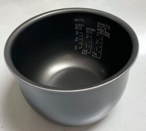 oem original zojirushi replacement nonstick inner cooking pan for zojirushi np-gbc05 3-cup rice cooker