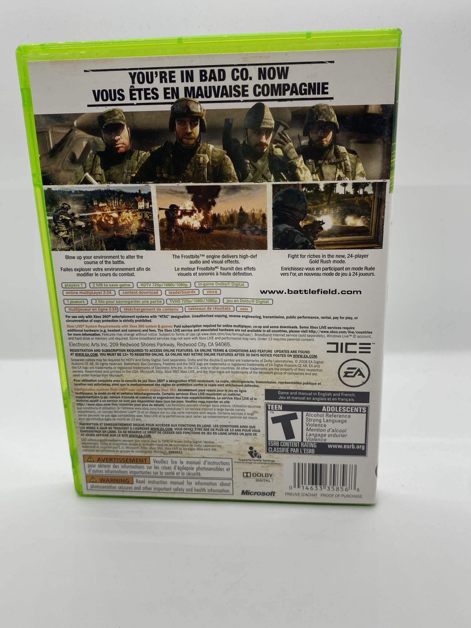 Battlefield: Bad Company by Electronic Arts [XBOX 360]