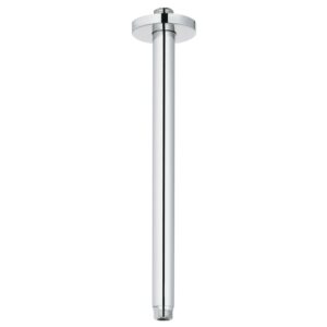 grohe 28492000 rainshower 12-inch ceiling shower arm, starlight chrome