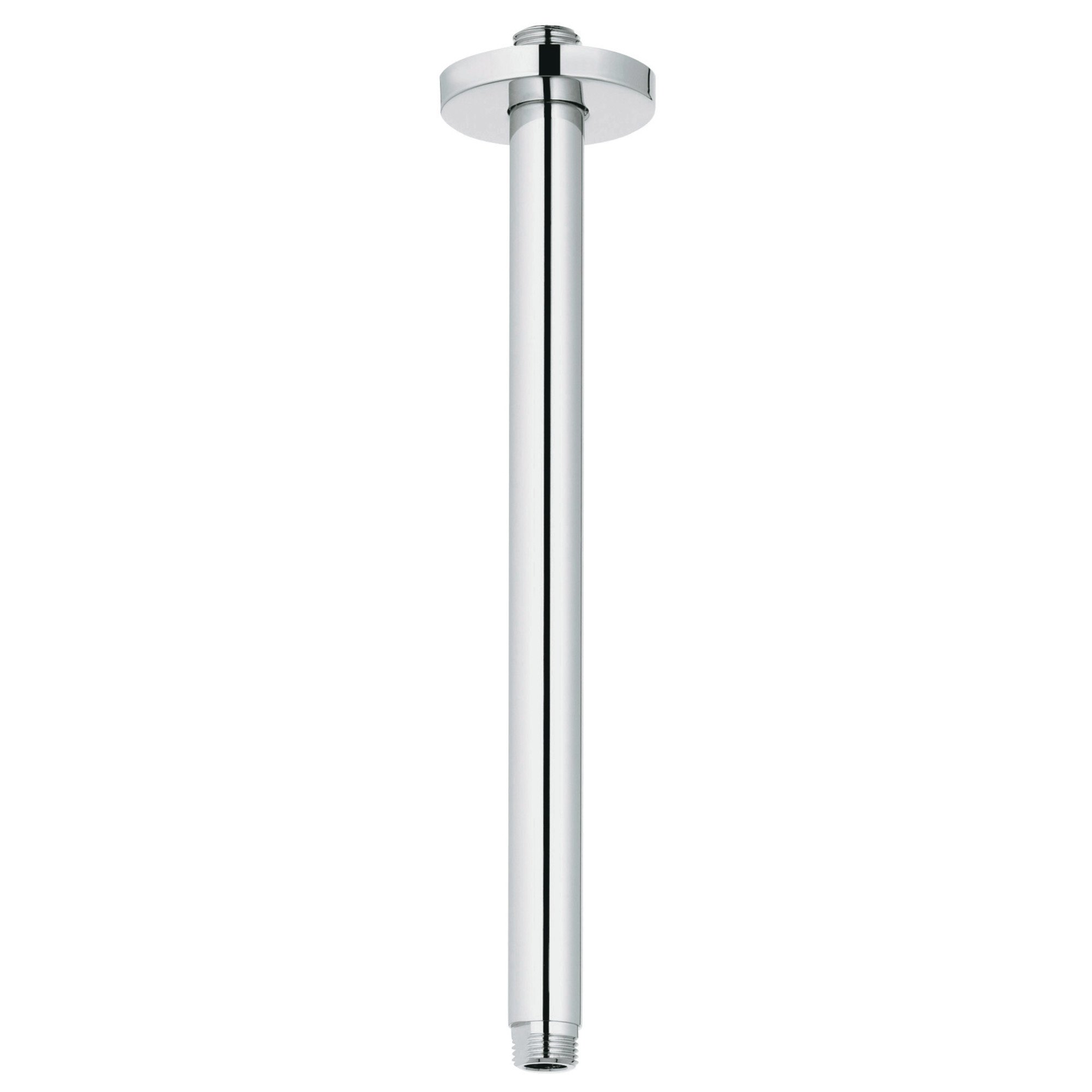 GROHE 28492000 Rainshower 12-Inch Ceiling Shower Arm, Starlight Chrome