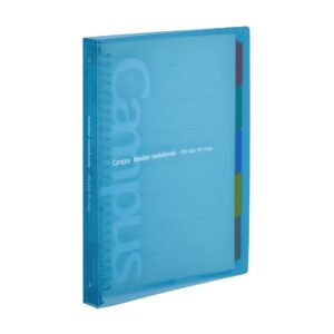 kokuyo campus loose-leaf binder slide for one-touch light blue b5 binding device up to 100 miles-p333nlb (japan import)