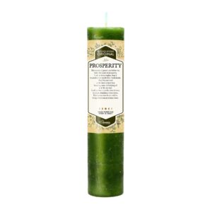 blessed herbal candle - prosperity