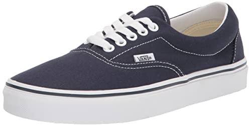 Vans VEWZNVY Unisex Era Canvas Skate Shoes,Navy,7 B(M) US Women / 5.5 D(M) US Men