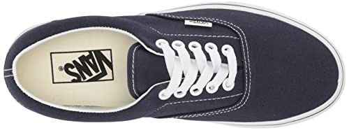 Vans VEWZNVY Unisex Era Canvas Skate Shoes,Navy,7 B(M) US Women / 5.5 D(M) US Men