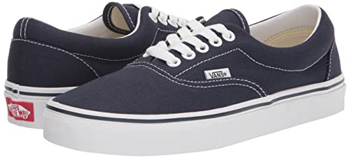 Vans VEWZNVY Unisex Era Canvas Skate Shoes,Navy,7 B(M) US Women / 5.5 D(M) US Men