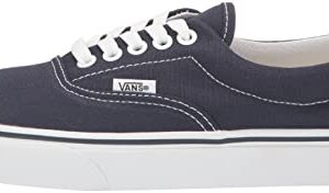 Vans VEWZNVY Unisex Era Canvas Skate Shoes,Navy,7 B(M) US Women / 5.5 D(M) US Men