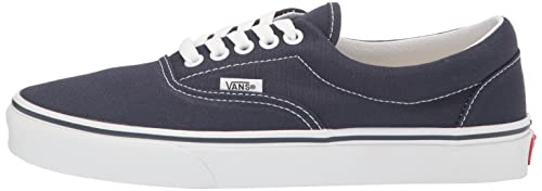 Vans VEWZNVY Unisex Era Canvas Skate Shoes,Navy,7 B(M) US Women / 5.5 D(M) US Men