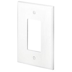 leviton 88601 1-gang decora gfci device decora, wallplate, oversized, thermoset, device mount, white