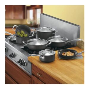 Cuisinart GG-12 GreenGourmet Hard Anodized 12-Piece Set, Black/Stainless Steel