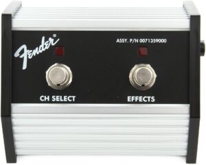 fender 2-button footswitch: channel select/effects on/off